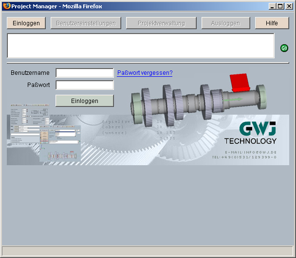 GWJ eAssistant: Projektmanager